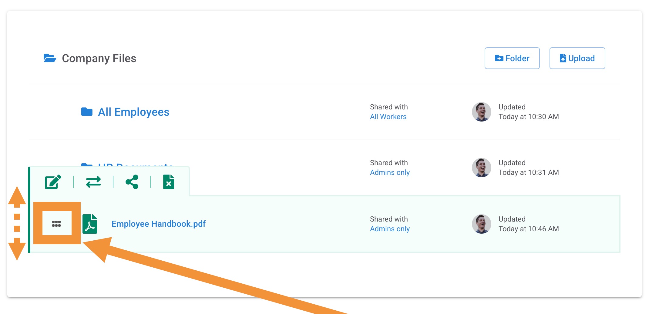 Company Documents and Files – Help Center Home